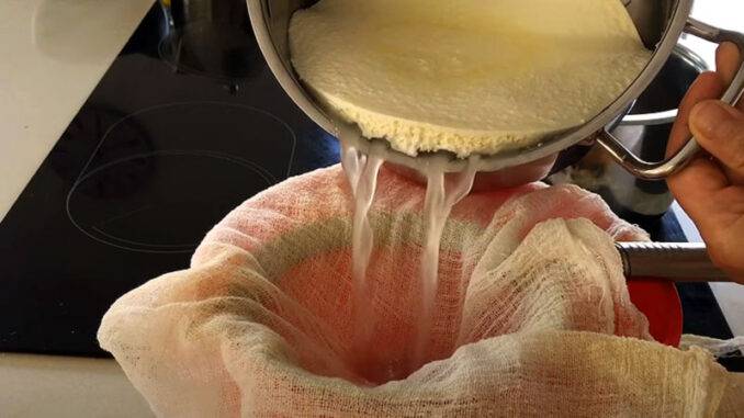 How to make kefir cheese - heating recipe - Kefir World